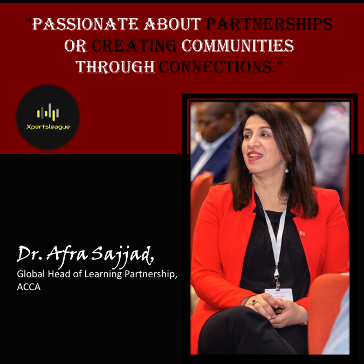 Dr. Afra Sajjad, - Xpertsleague